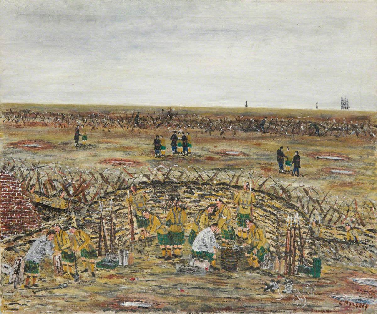 Gordon Highlanders on the Western Front | Art UK