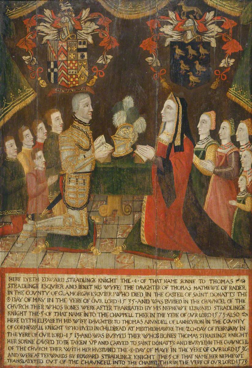 Sir Edward (d.1535) and Lady Jenet (d.1513) Stradlinge | Art UK