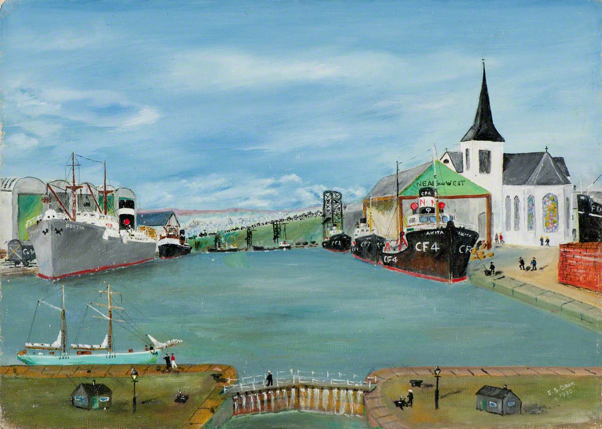 Bute West Dock, Cardiff | Art UK