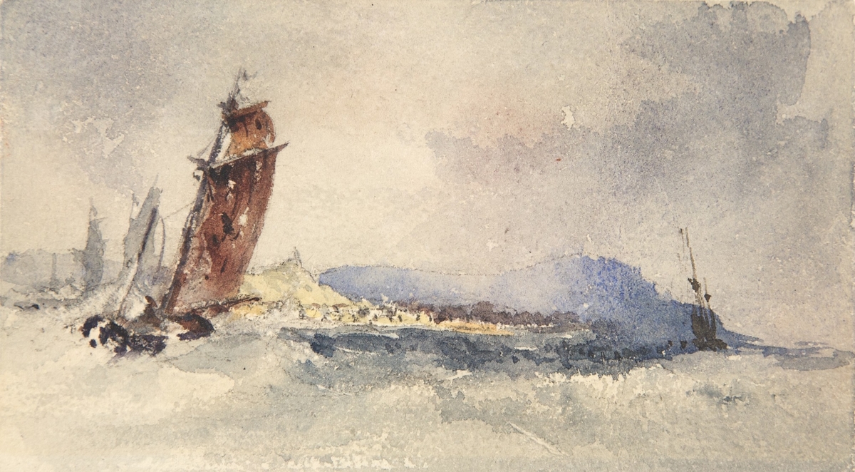 Vessels in a Choppy Sea | Art UK