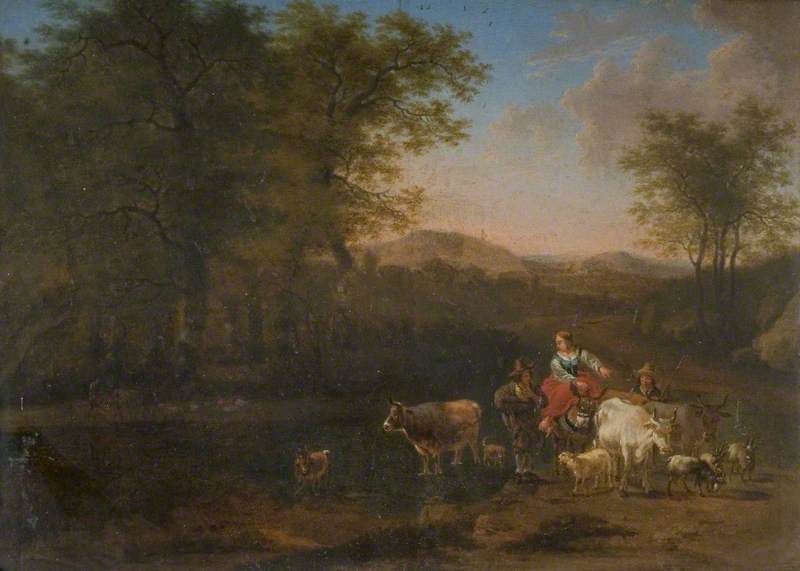 Pastoral Landscape with Figures | Art UK