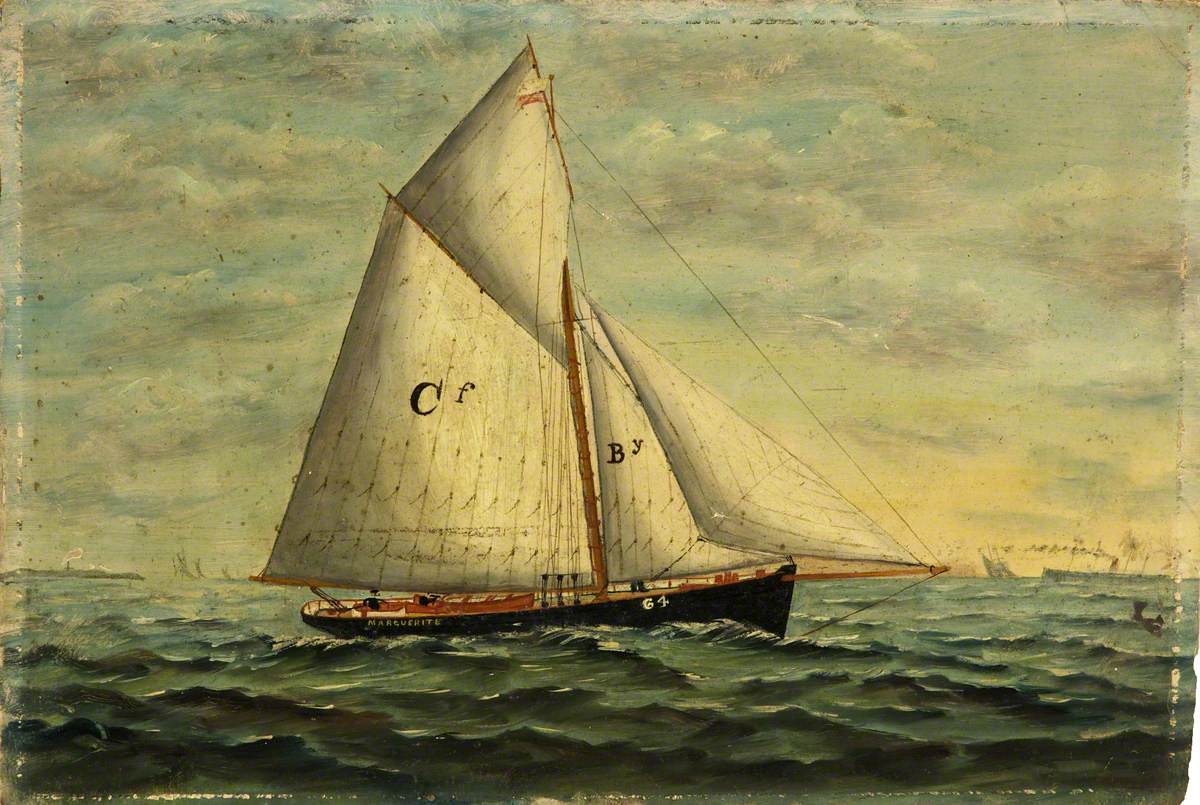 Pilot Cutter 'Marguerite' at Sea | Art UK