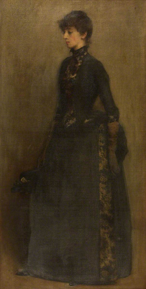 Lady in Grey: Mrs Montgomery | Art UK