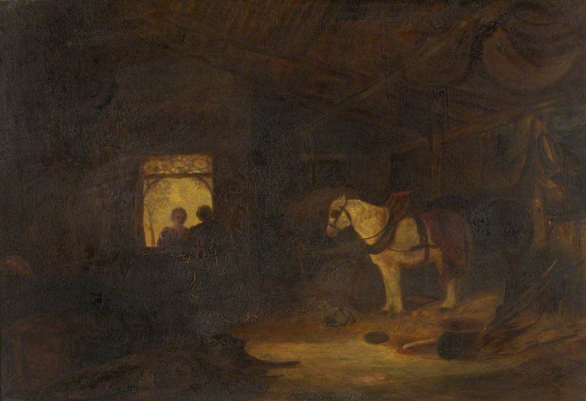 Stable Interior | Art UK