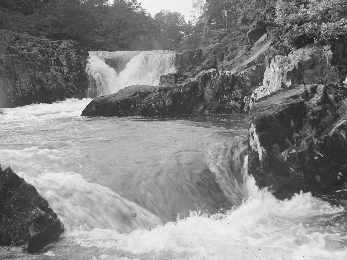 Men at Waterfall | Art UK