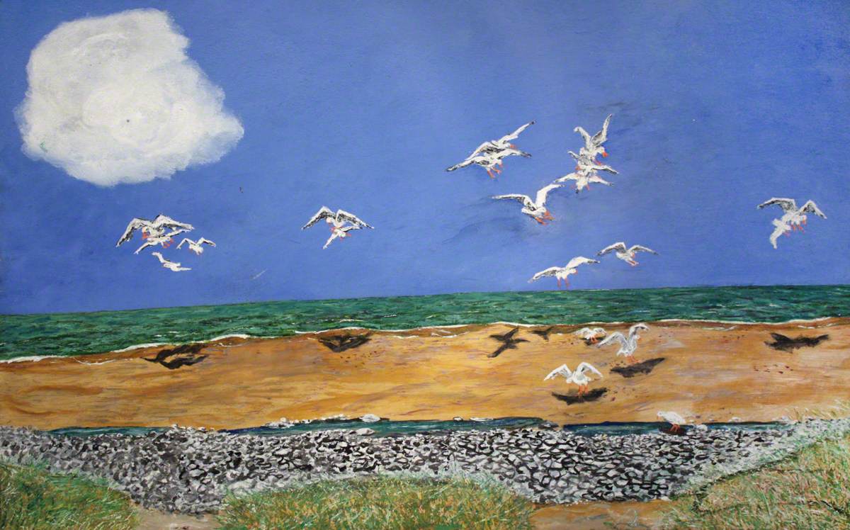Gullery, South Walney Island, 1928 | Art UK
