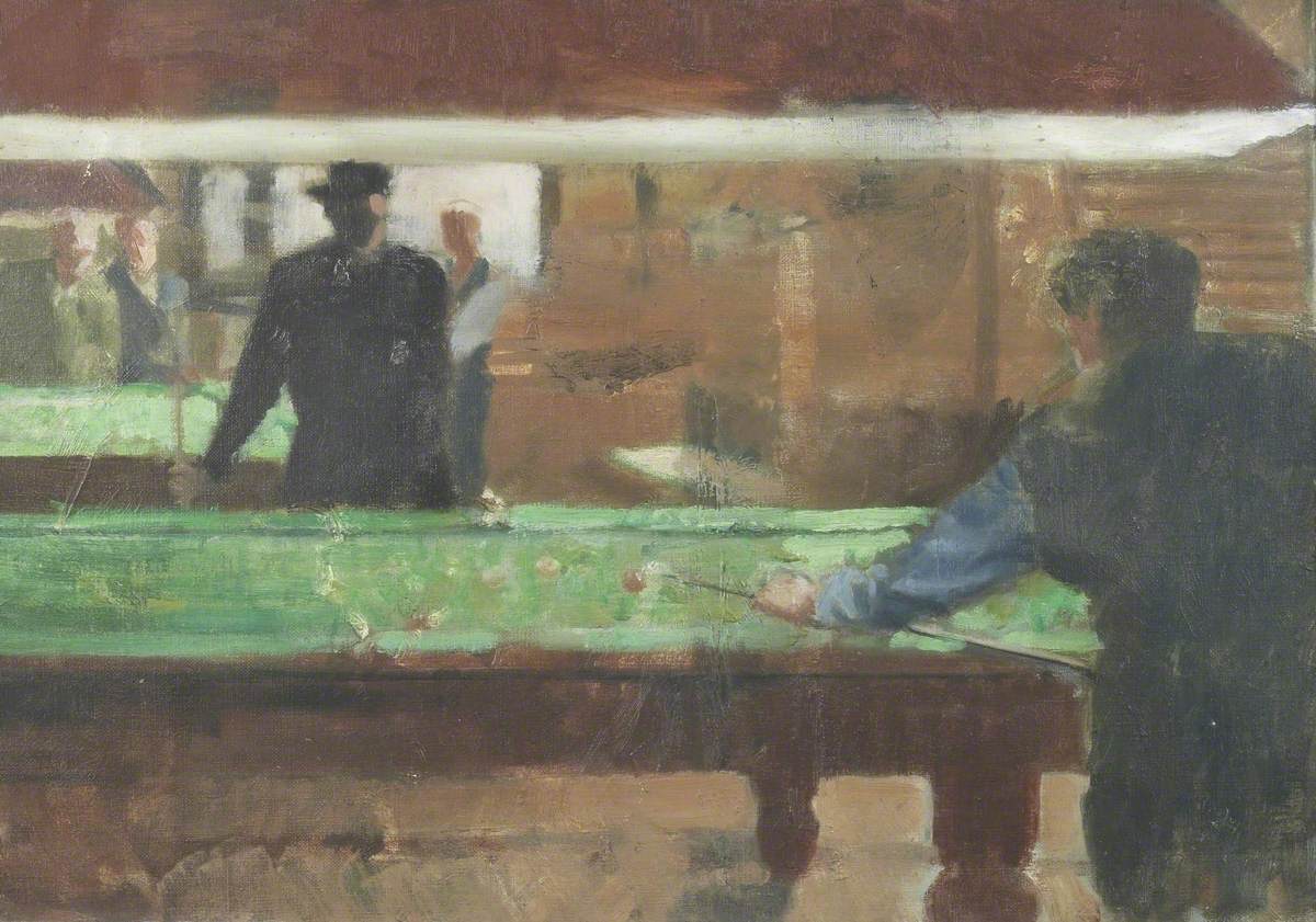 Interior of a Billiard Saloon | Art UK