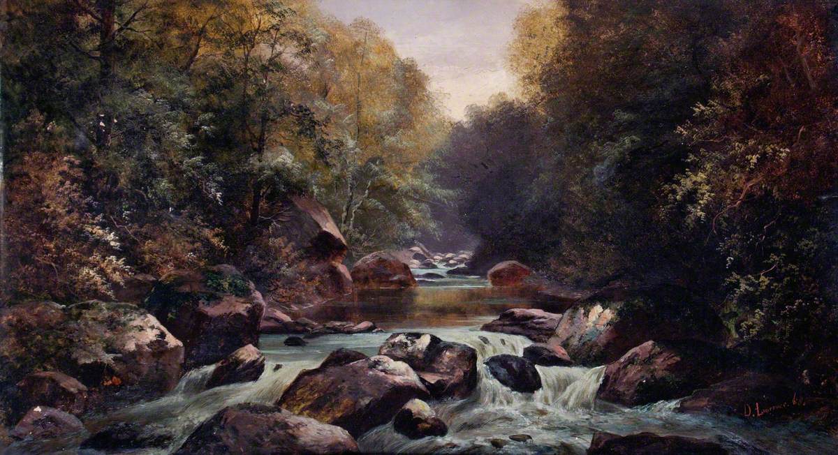 Rushing Water over Boulders | Art UK