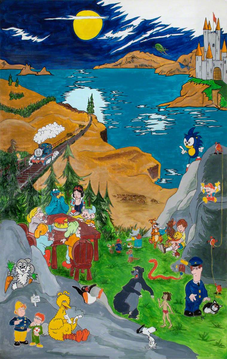 Children's Story Characters in a Landscape | Art UK