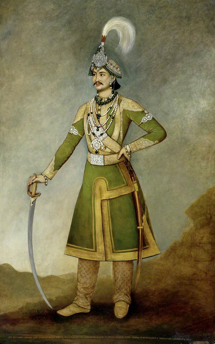 His Excellency General Sir Jang Bahadur Kunwar Rana (1817–1877), Prime ...