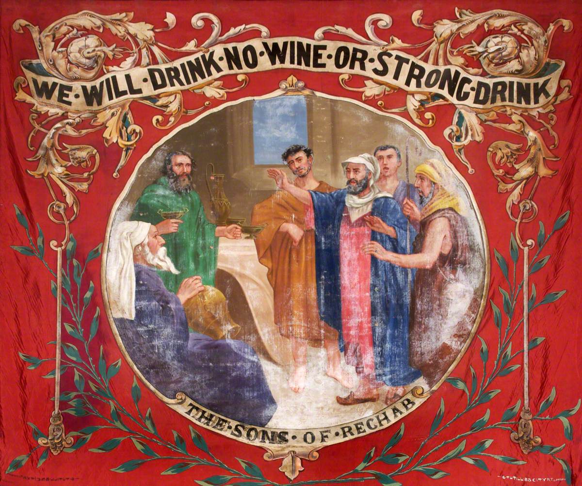 Banner from the Weaverham Independent Order of Rechabites | Art UK