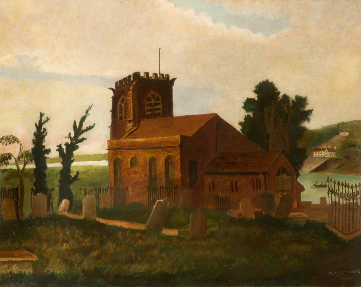 Runcorn Parish Church, before 1847 | Art UK