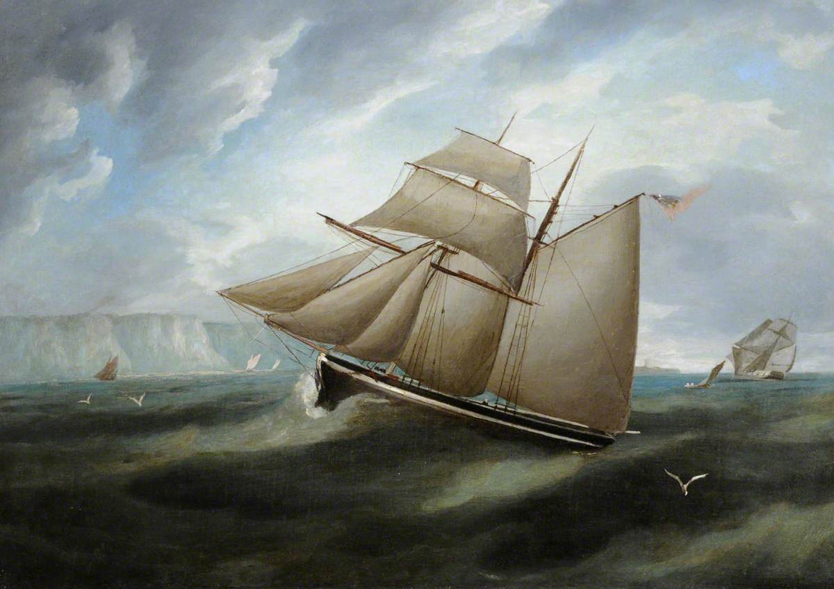 Barque off a Coast | Art UK