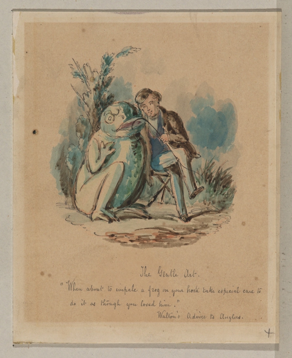 Man Seated by a Giant Frog | Art UK