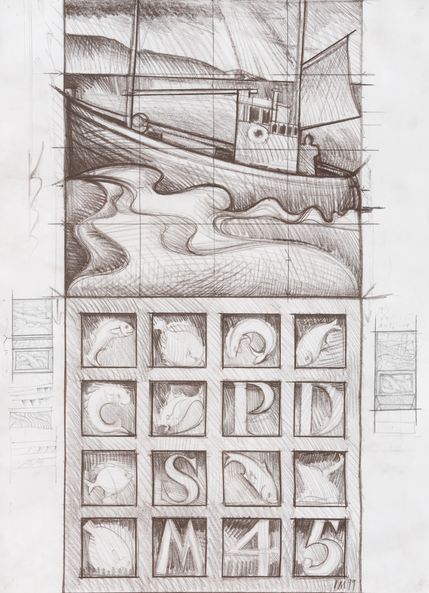 Working Drawing, Sea Harvest | Art UK