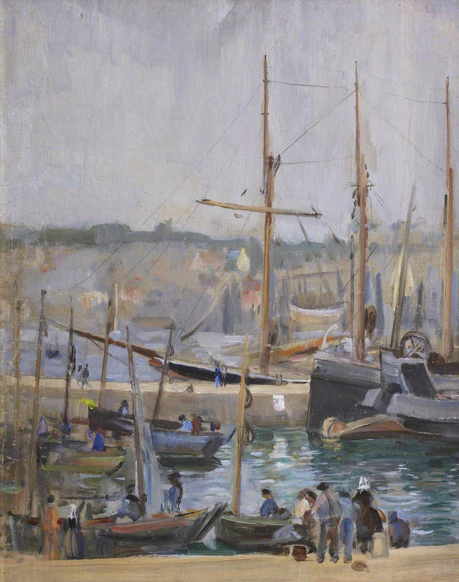 Harbour Scene | Art UK
