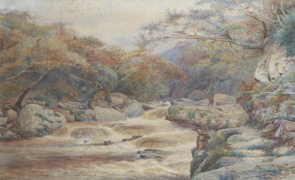 Vellacott Pool on the East Lyn | Art UK