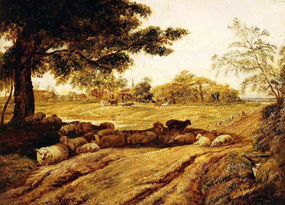 Rustic Landscape with Sheep | Art UK