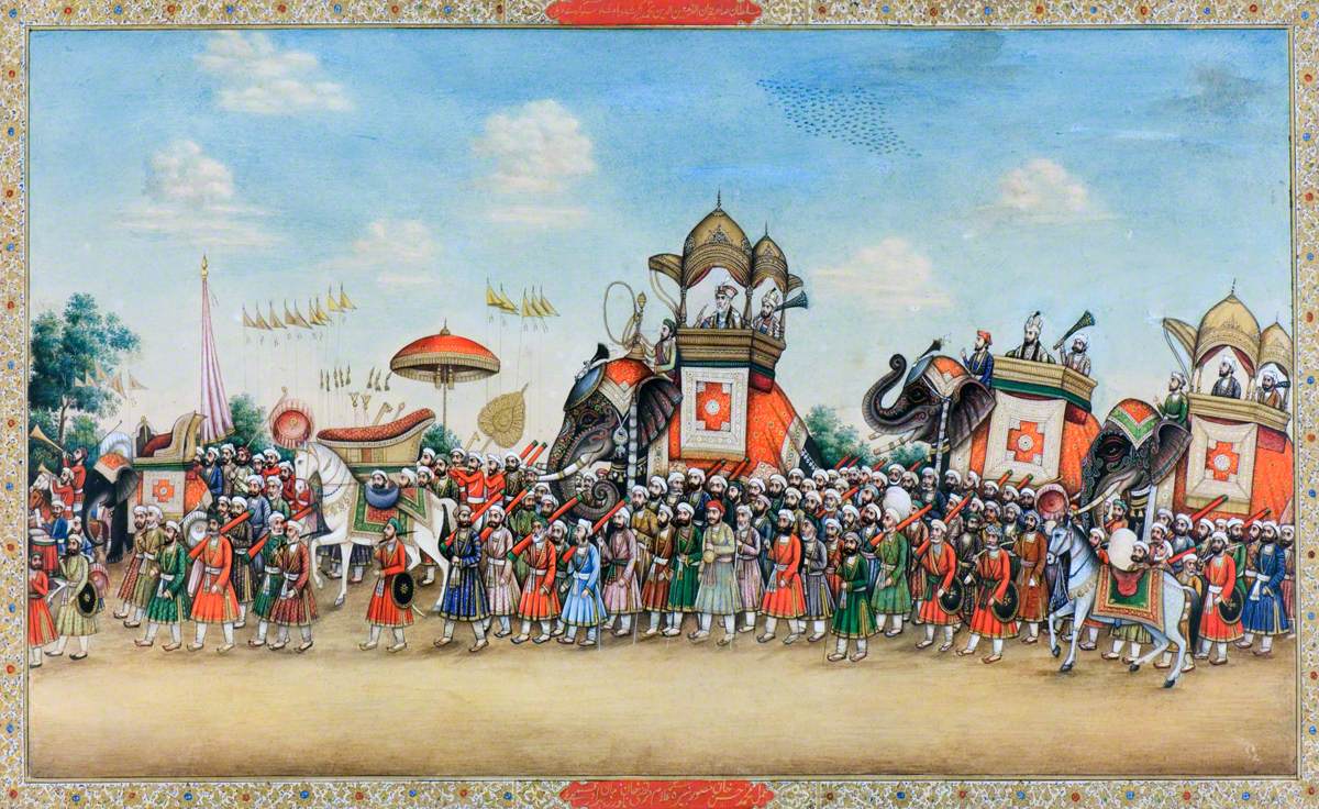 Indian Procession with Elephants | Art UK