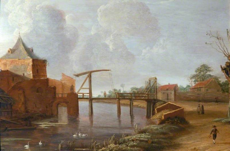 Landscape with a Castle and a Drawbridge | Art UK