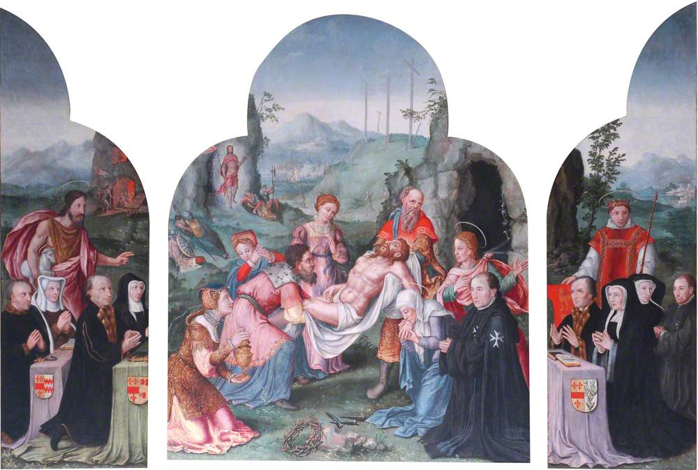 The Deposition with Donors and Saints | Art UK