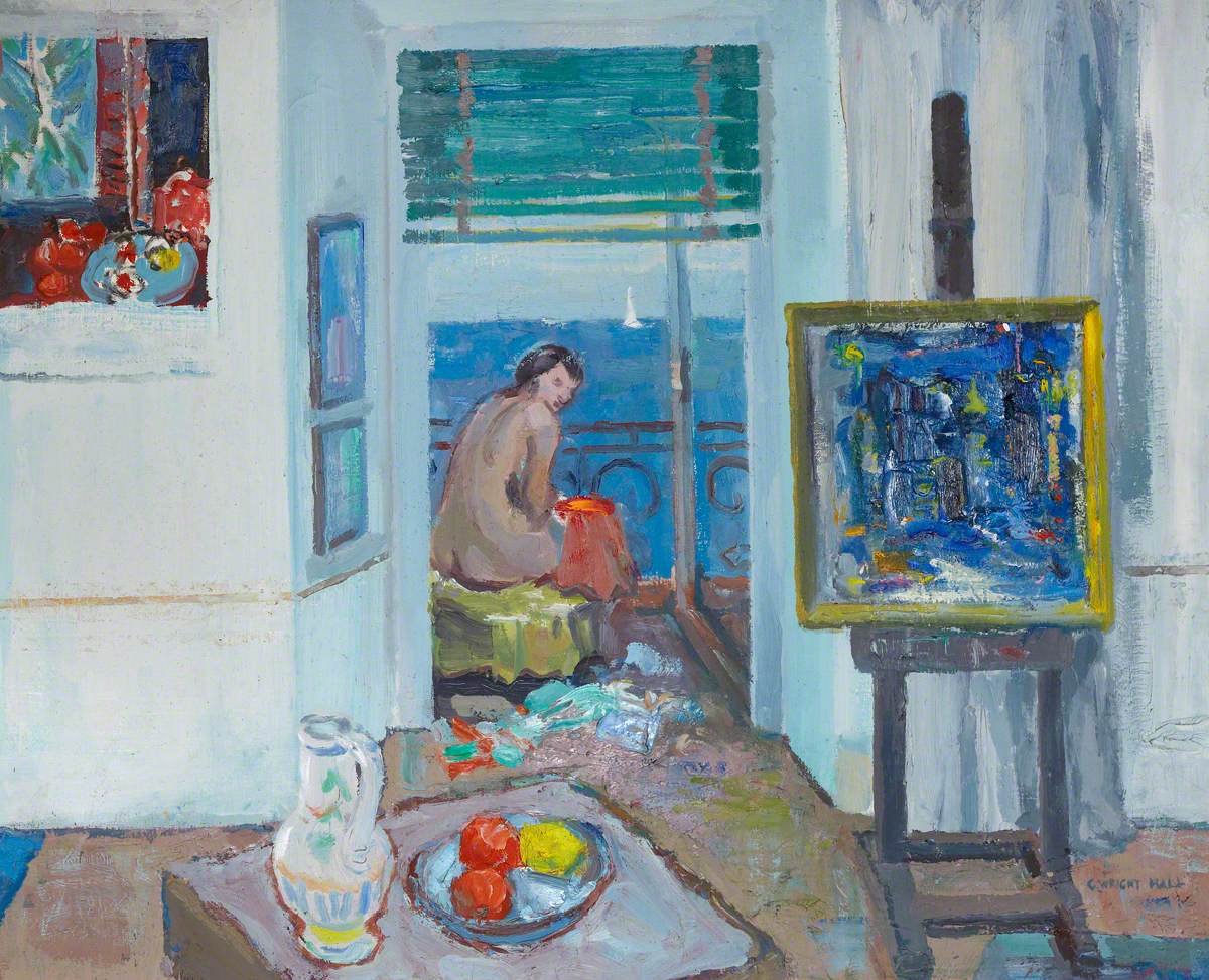 Studio Interior with Figure | Art UK