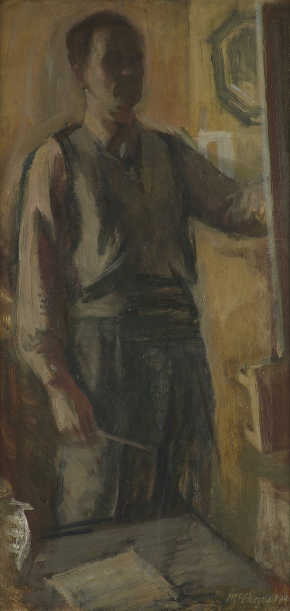 A Man Painting (Self-Portrait) | Art UK