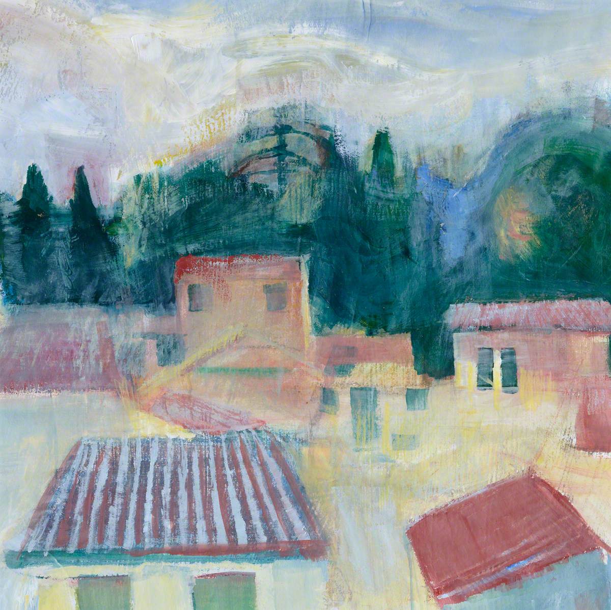 Raining, Monte Uliveto | Art UK