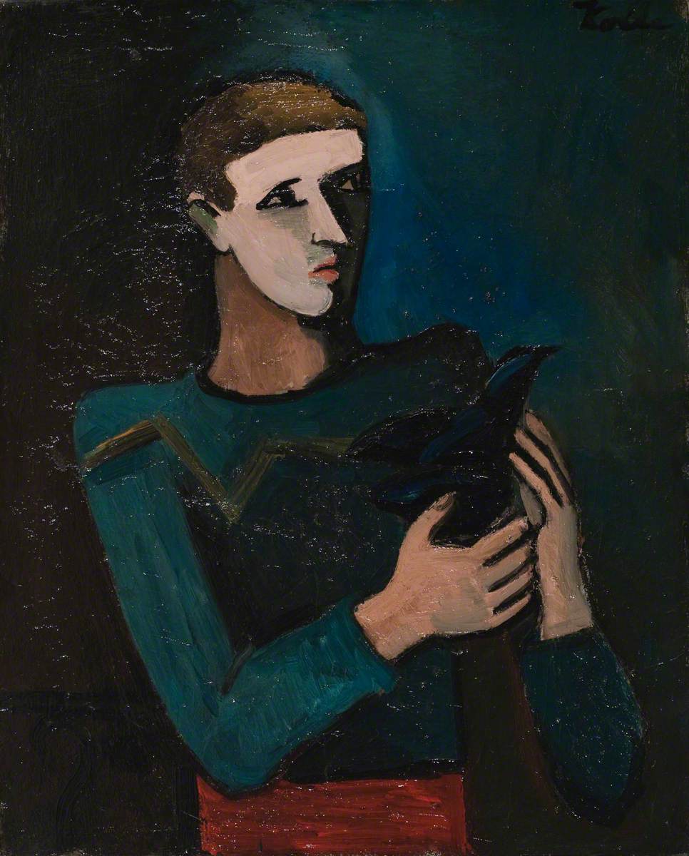 Boy with Bird | Art UK