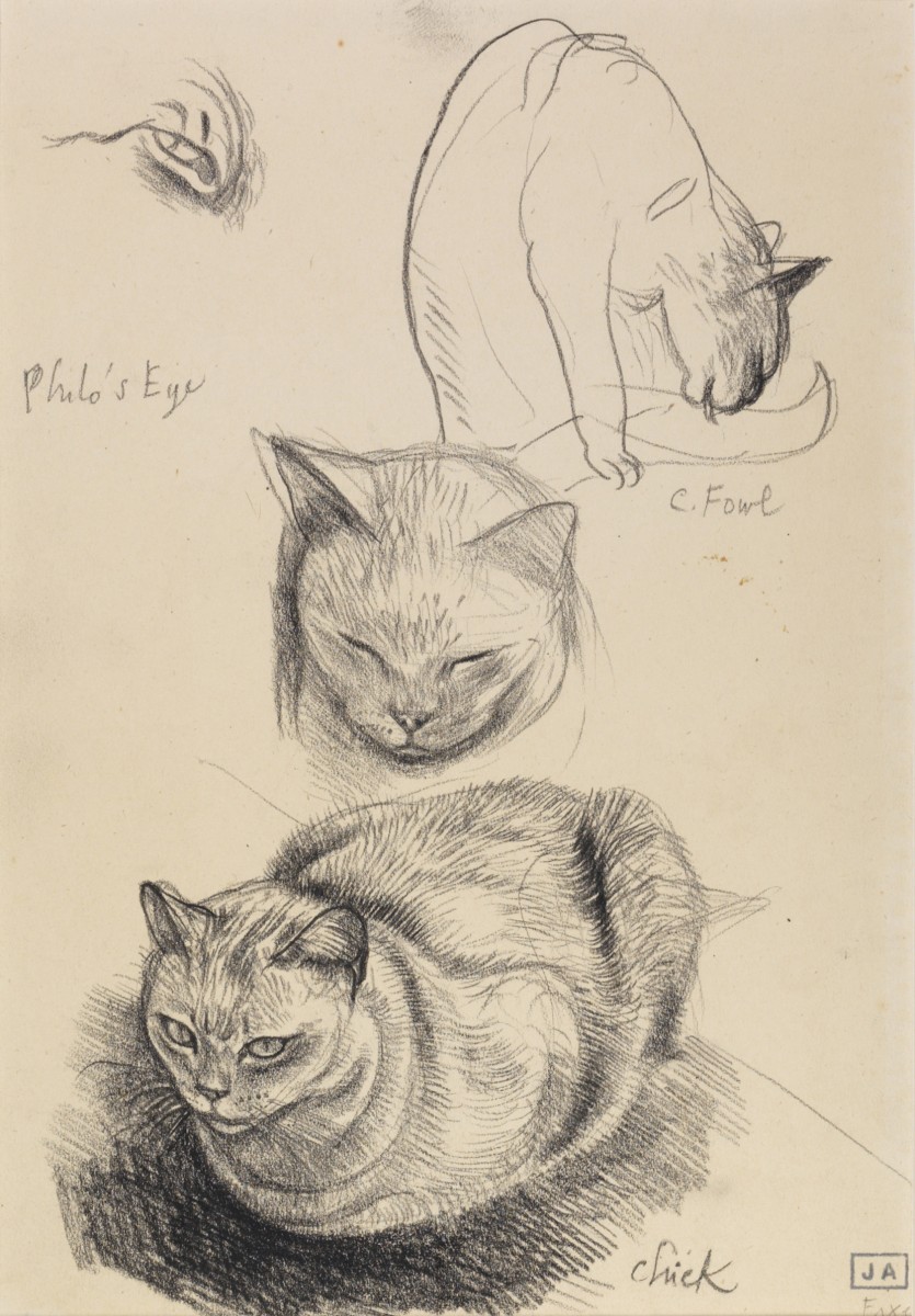 Chick (Studies of Cats) | Art UK