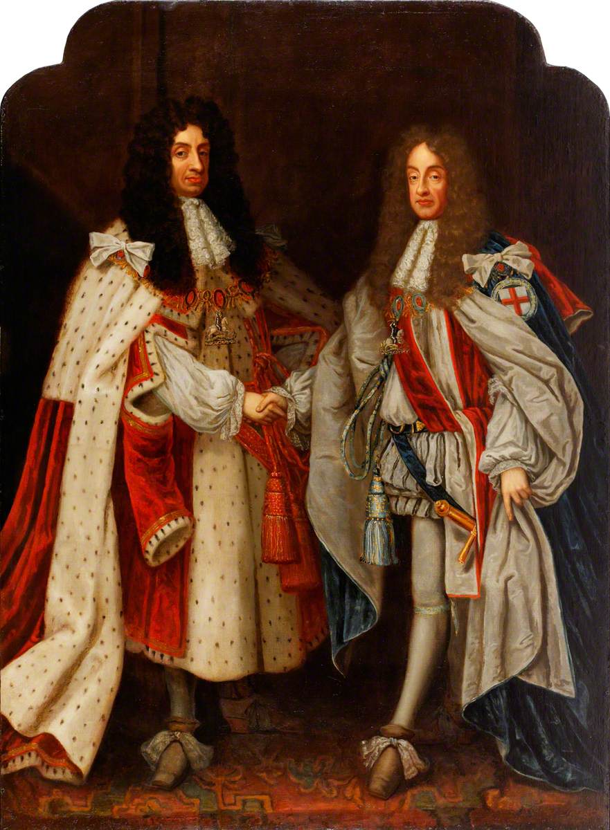 King Charles II (1630–1685), and King James II (1633–1701) | Art UK King Charles II (1630–1685), and King James II (1633–1701) | Art UK