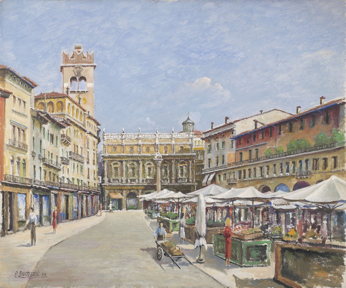 Piazza delle Erbe, Verona | Art UK