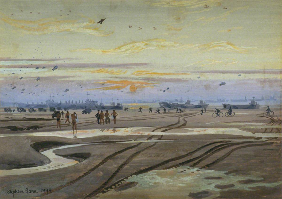 Sunset on the Normandy Beaches | Art UK