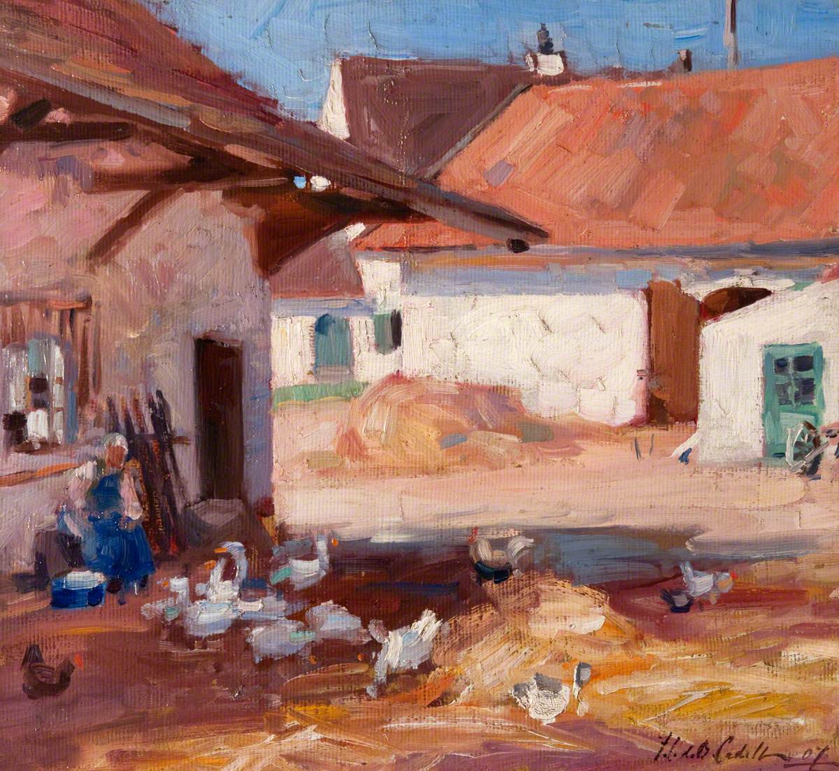 A Normandy Farmyard | Art UK