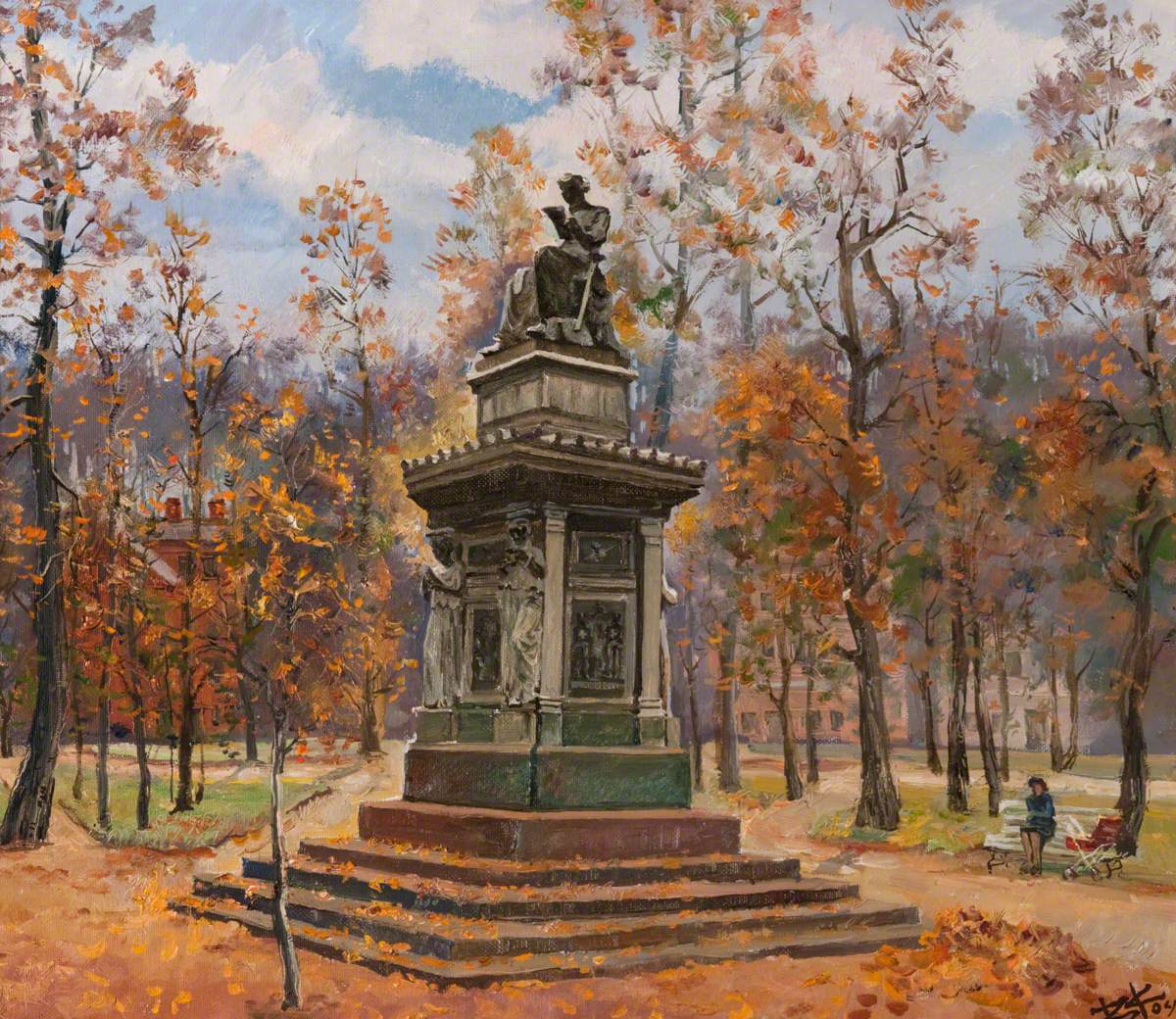 In the Academy Square | Art UK