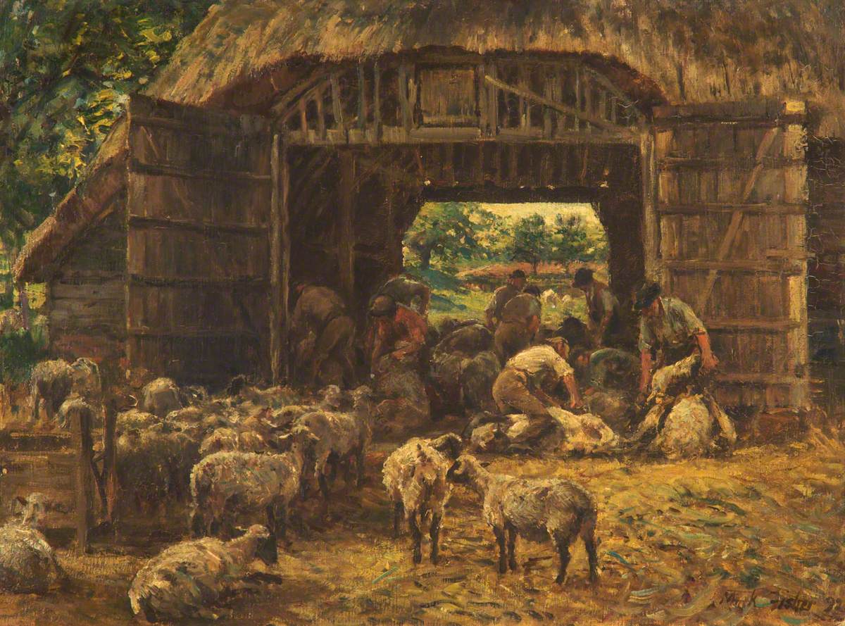 Sheep Shearing | Art UK