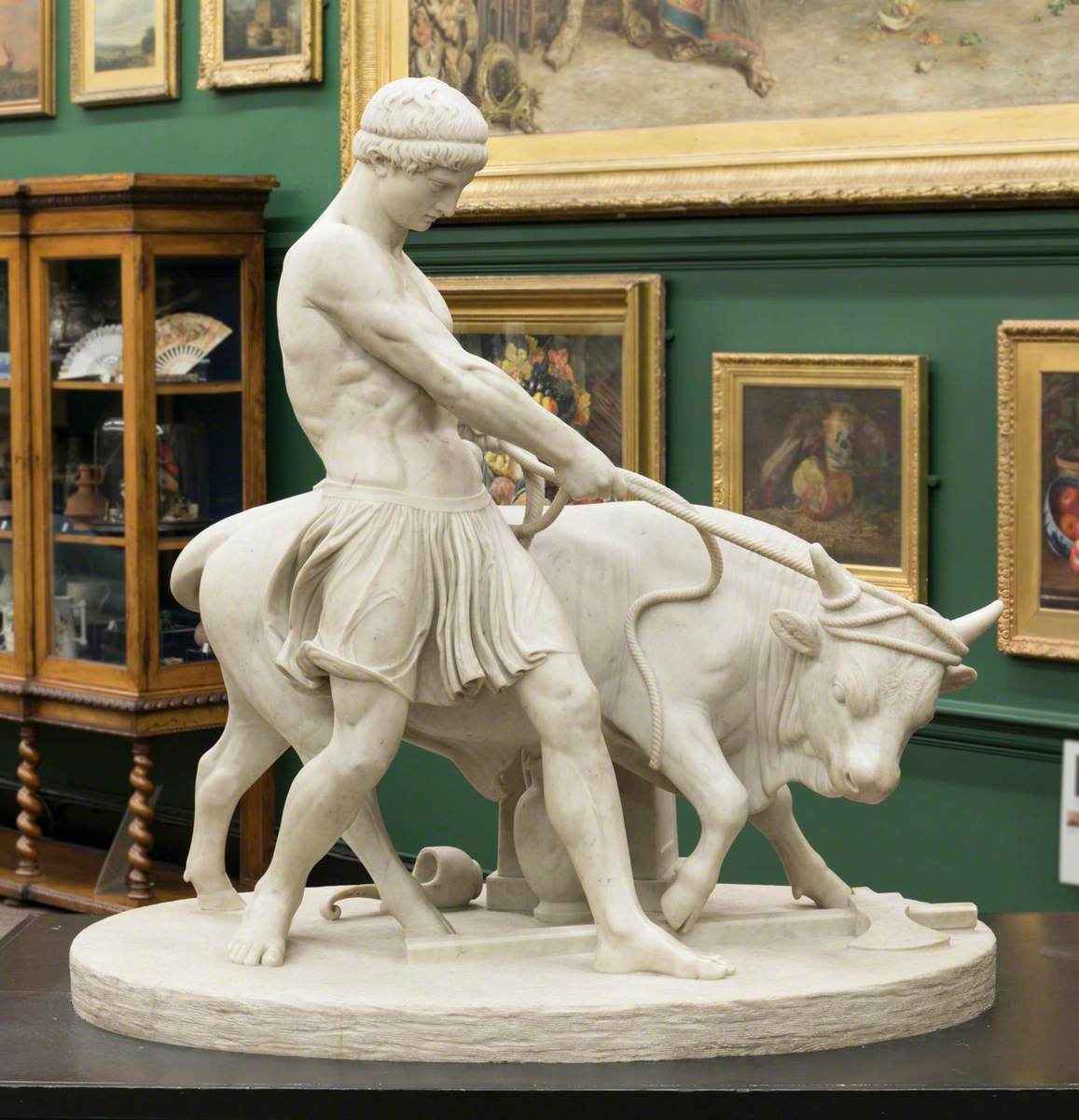 Greek Hero Leading a Bull to Be Sacrificed | Art UK