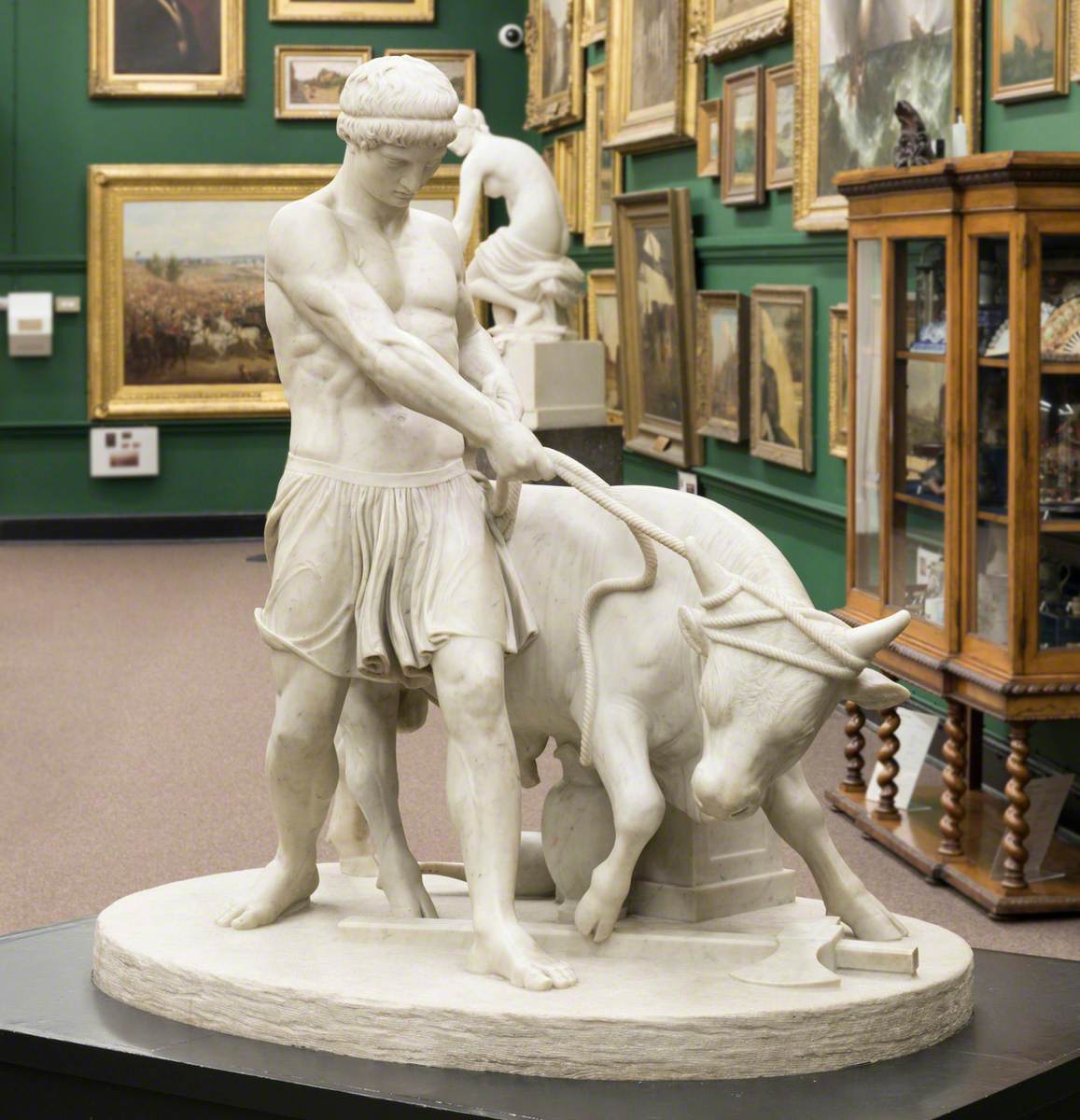 Greek Hero Leading a Bull to Be Sacrificed | Art UK