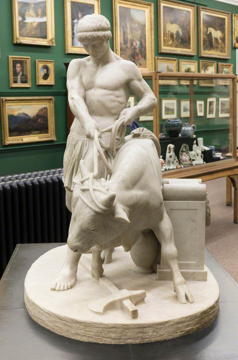 Greek Hero Leading a Bull to Be Sacrificed | Art UK