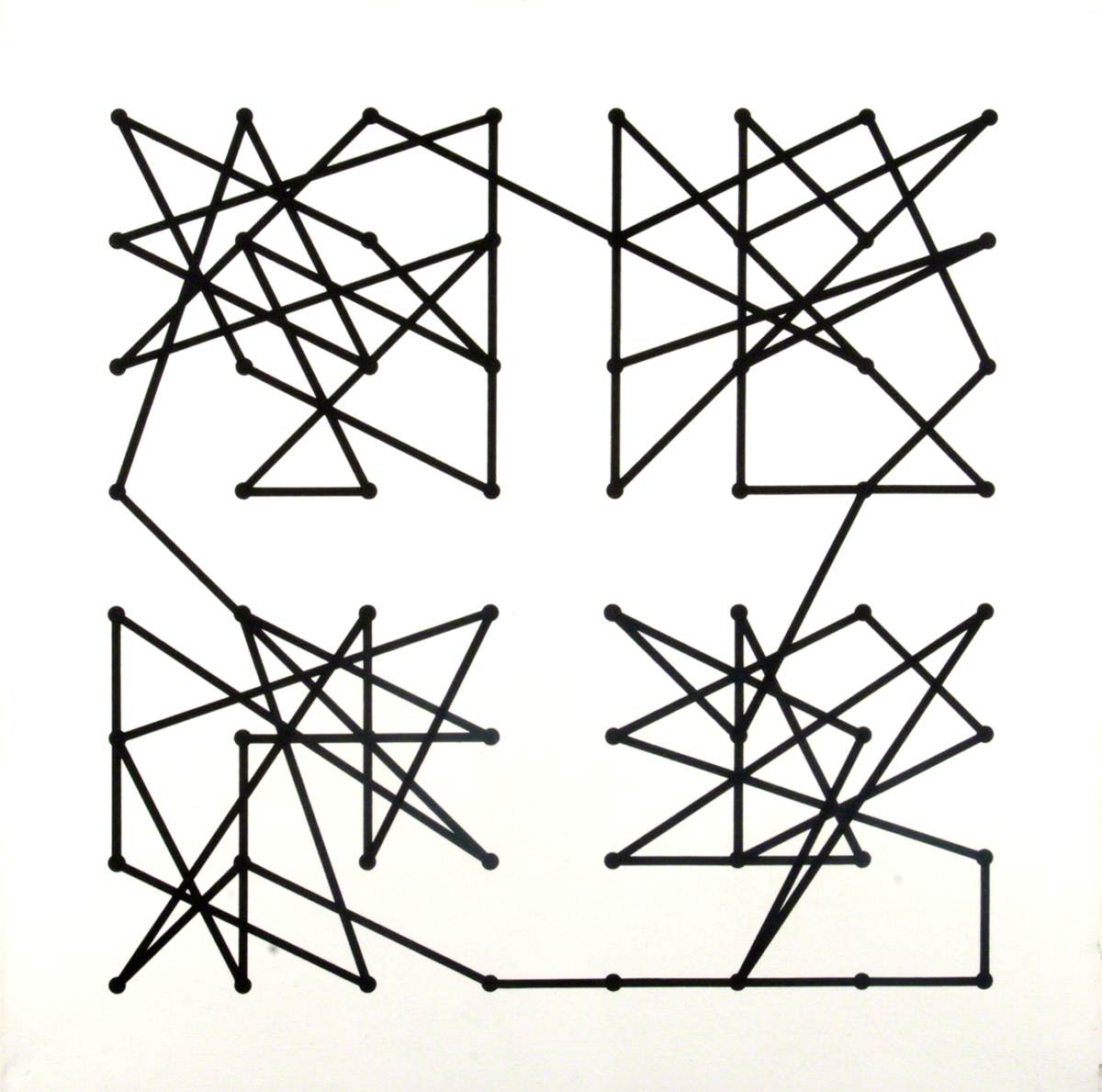 Black and White Geometric Abstract | Art UK