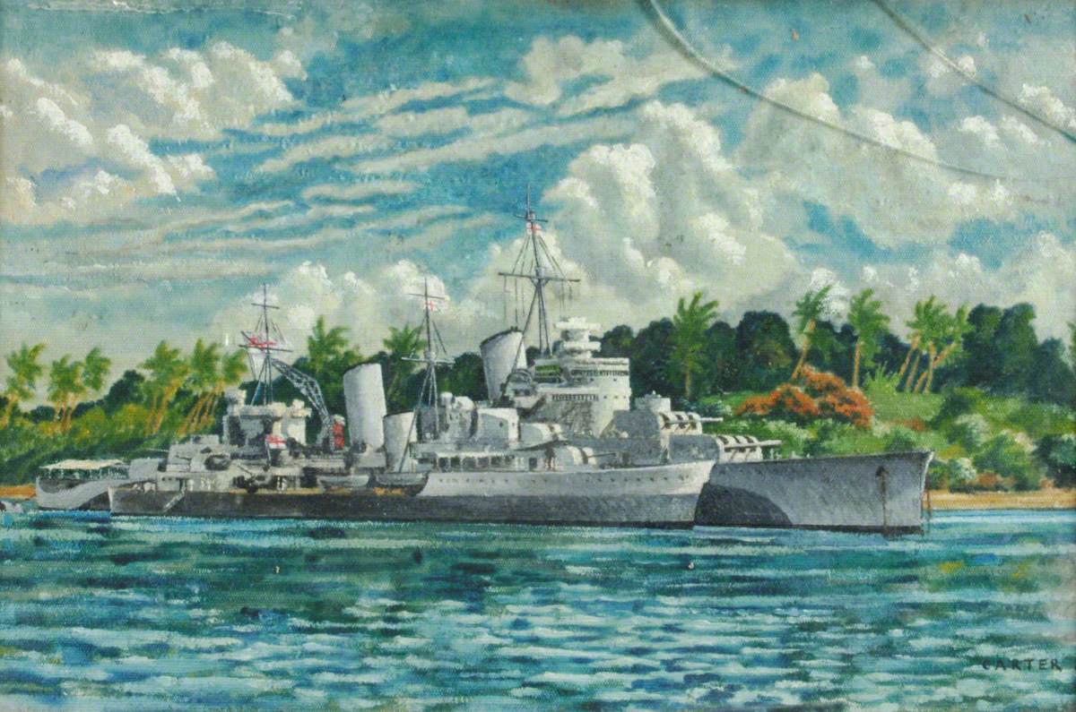 HMS 'Birmingham' in the Second World War | Art UK