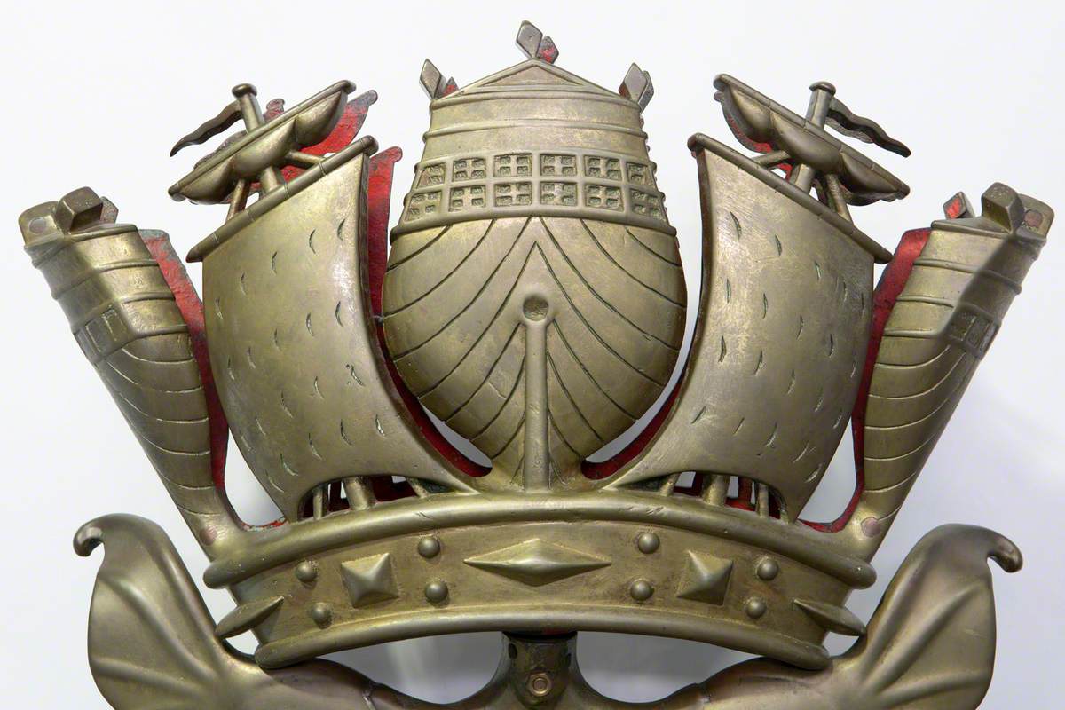 Two Heraldic Dolphins from HMS 'Osprey' | Art UK