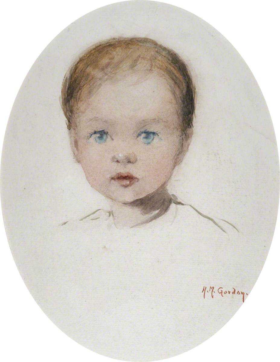 Portrait Study of a Child's Head | Art UK