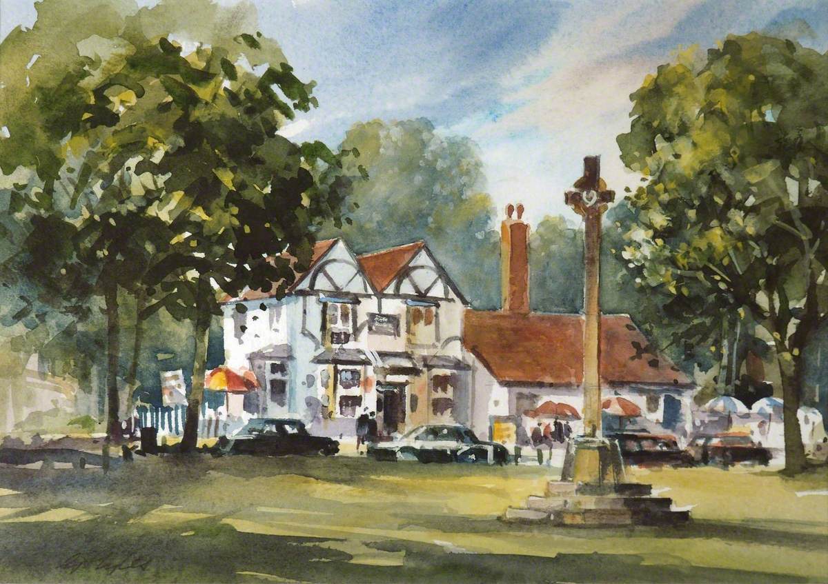'The Three Horseshoes', Letchmore Heath | Art UK