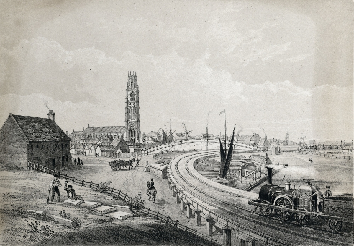 Great Northern Railway Bridge, over the Witham, at Boston, October 20th ...