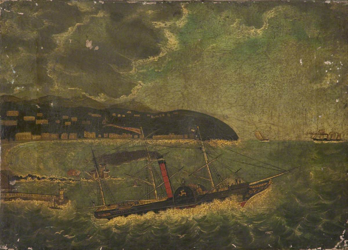 'Tynwald' Leaving Douglas Harbour | Art UK