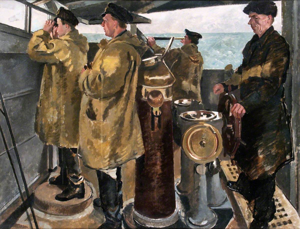 The Bridge, HMS 'Melampus' | Art UK