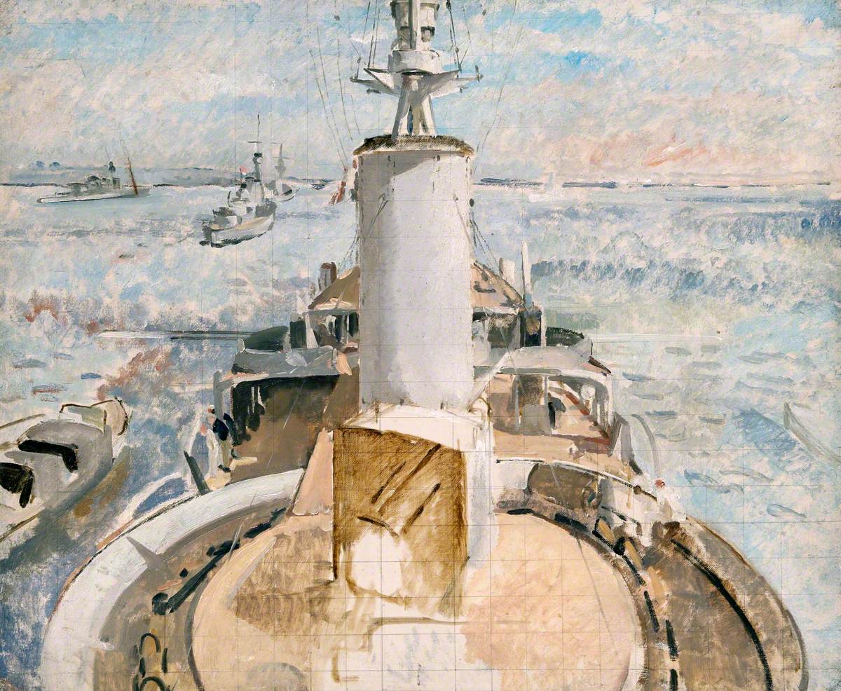 Sketch for 'The Harwich Force at Sea' | Art UK