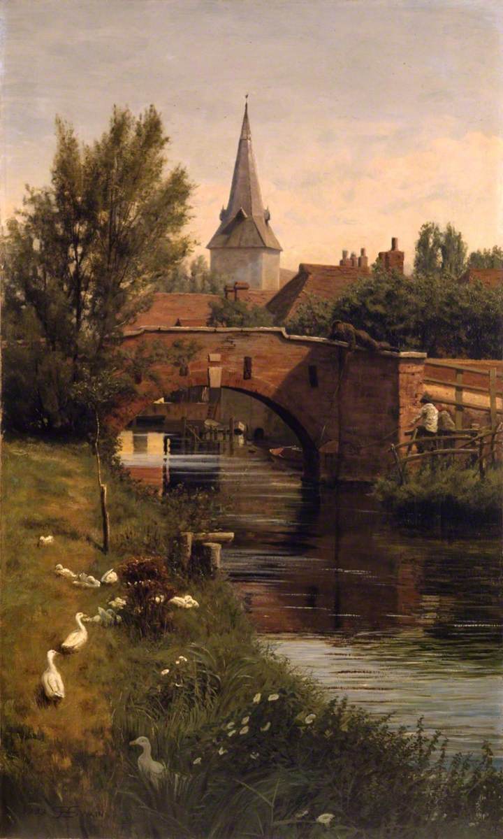 Fordwich Bridge, Kent, from the River | Art UK