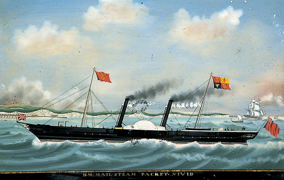HMS Mail Steam Packet ‘Vivid’ | Art UK